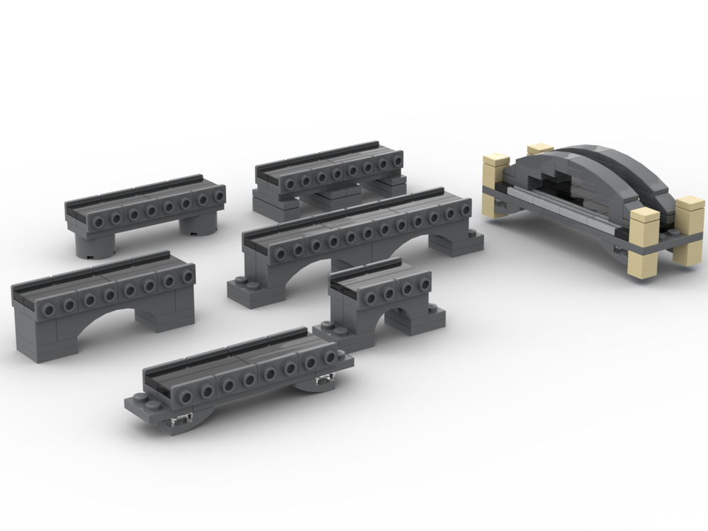 Lego Moc Nano Bridges By Dujk Rebrickable Build With Lego