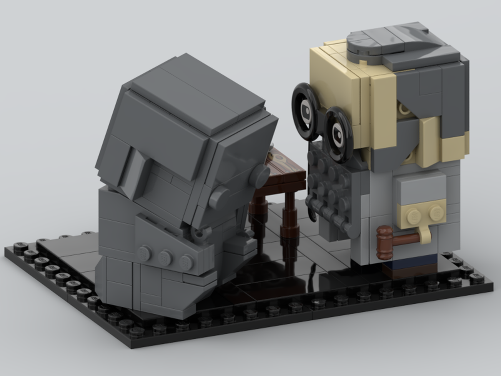 LEGO MOC Brickheadz - Auguste Rodin and his Thinker by Thierry ...