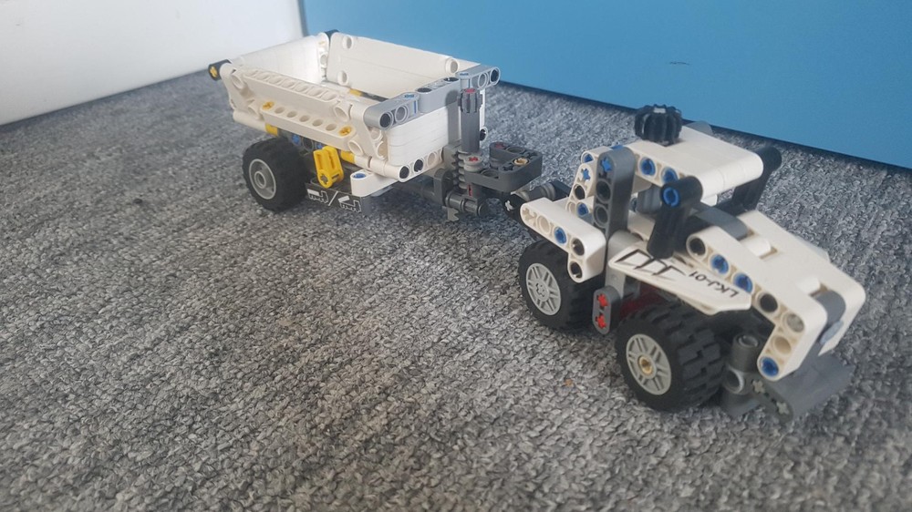 Lego Moc Tipper For Lego Claas Xieron By Pawelch Rebrickable Build