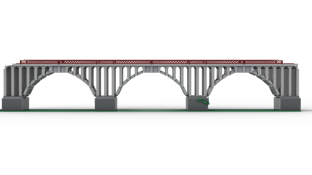Lego Moc Asia Railway Bridge By Azorion Rebrickable Build With Lego