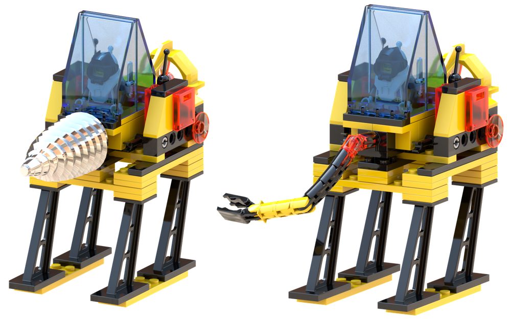 LEGO MOC Aqua - Walking Machine (2 in 1) by Brick_Daniel | Rebrickable ...