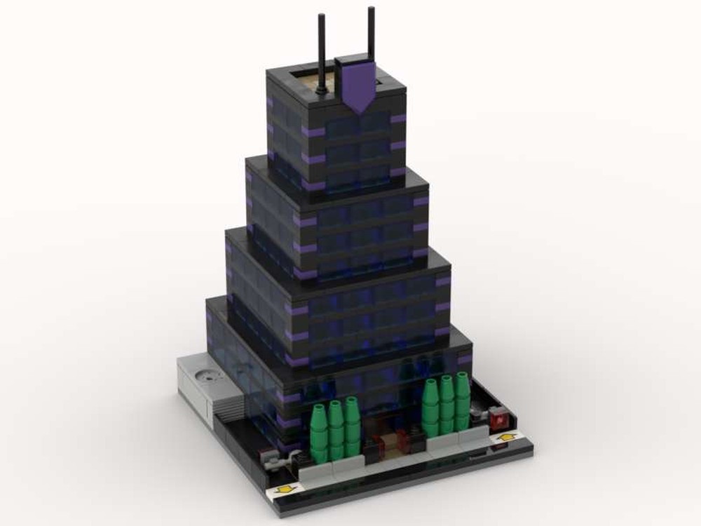 Lego Moc Modular Office Building 02 By Meregt Rebrickable Build