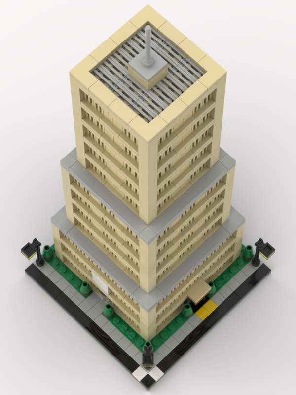 LEGO MOC Modular Office Building #03 by meregt | Rebrickable - Build ...