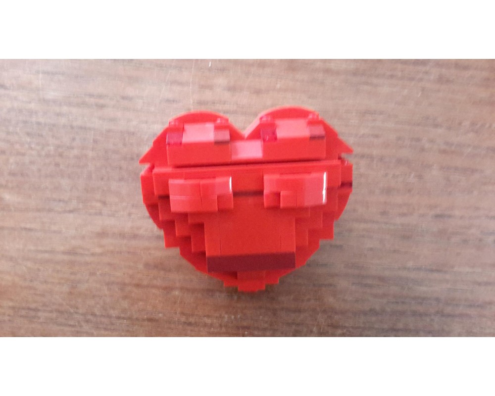 LEGO MOC Valentine's Heart Box by LegoOri | Rebrickable - Build with LEGO