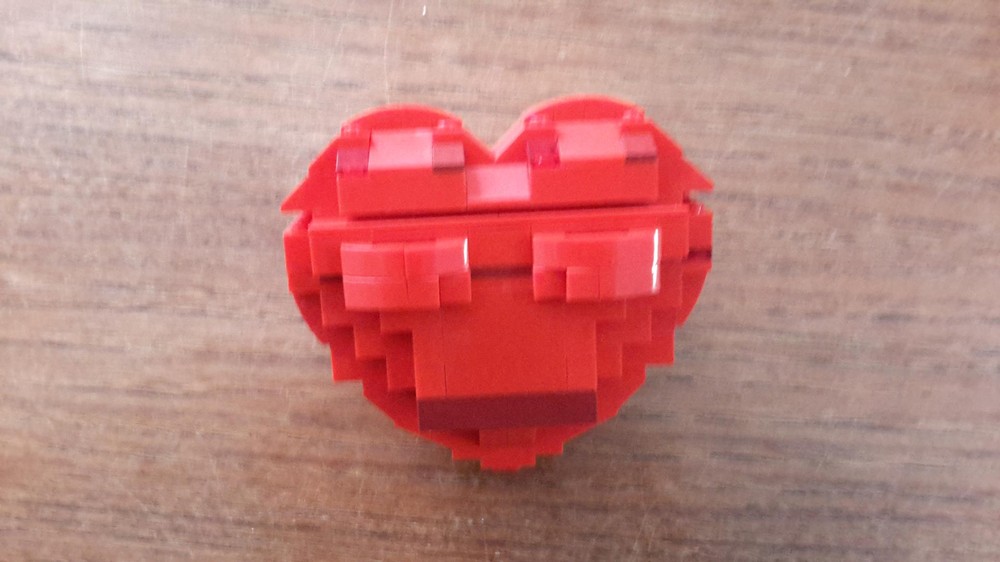 LEGO MOC Valentine's Heart Box by LegoOri | Rebrickable - Build with LEGO