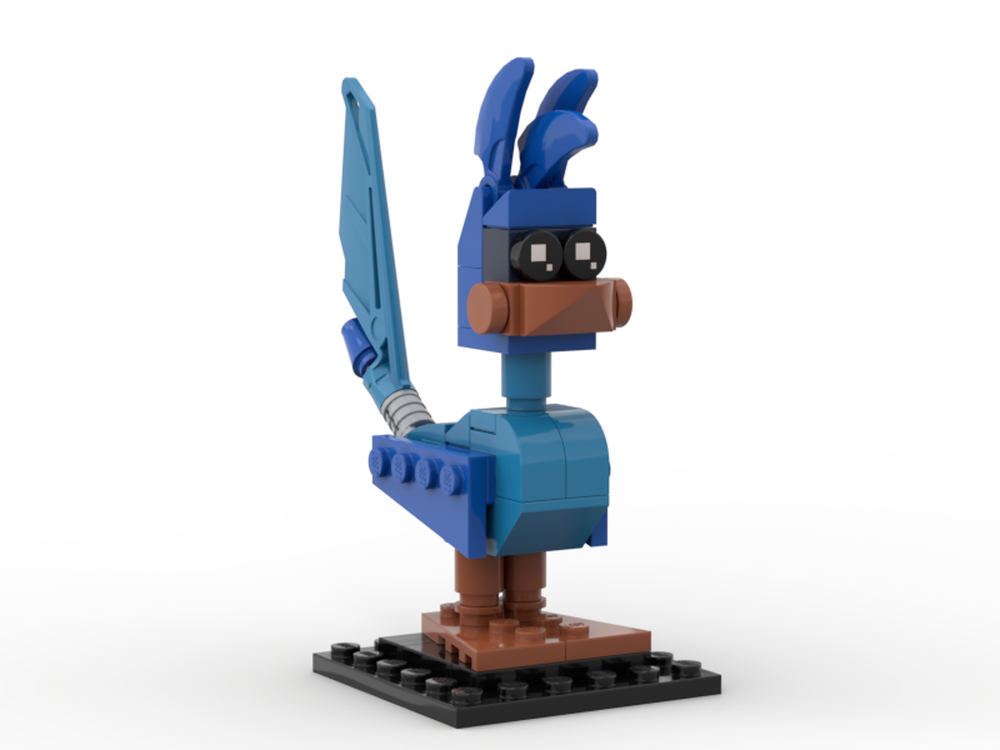 LEGO MOC Roadrunner Brickheadz by Trex2020 | Rebrickable - Build with LEGO