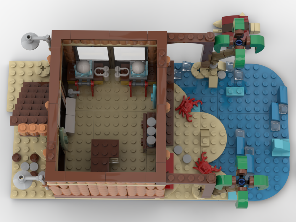 LEGO MOC Tiki Surf Bar by Brick Artisan | Rebrickable - Build with LEGO