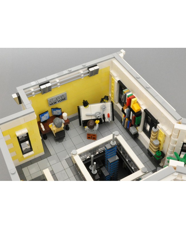 LEGO MOC Modular Post Office by peedeejay | Rebrickable - Build with LEGO