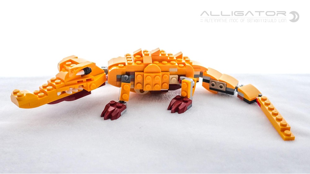 LEGO MOC Alligator by dvdliu | Rebrickable - Build with LEGO
