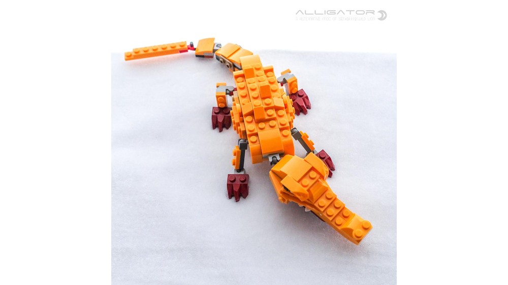 LEGO MOC Alligator by dvdliu | Rebrickable - Build with LEGO
