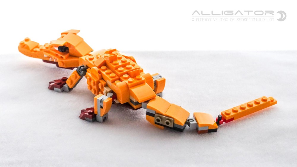 LEGO MOC Alligator by dvdliu | Rebrickable - Build with LEGO