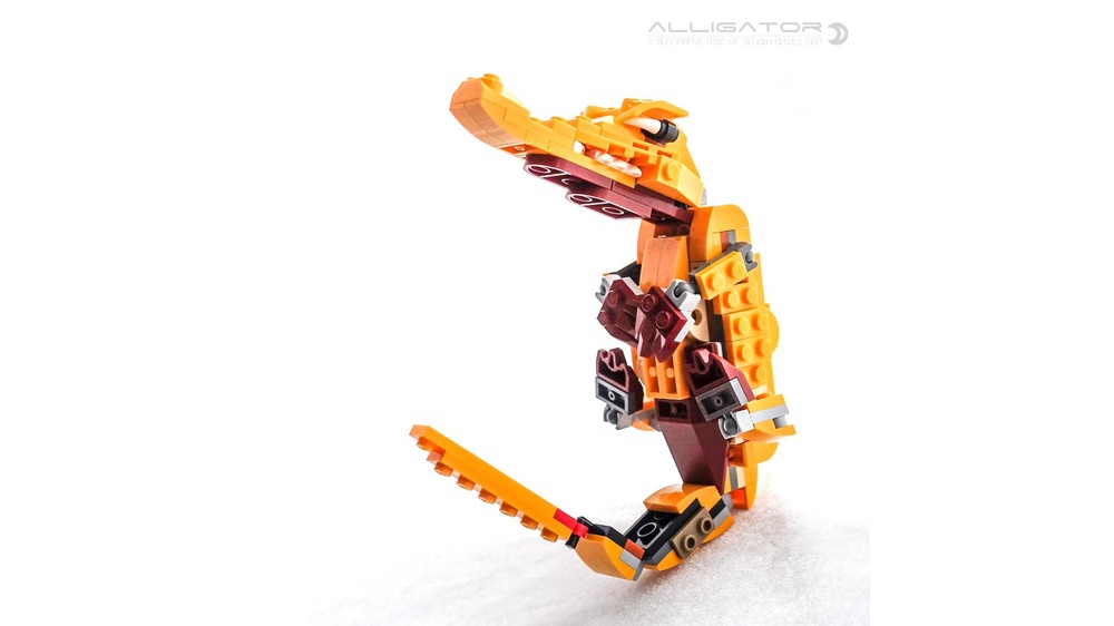 LEGO MOC Alligator by dvdliu | Rebrickable - Build with LEGO