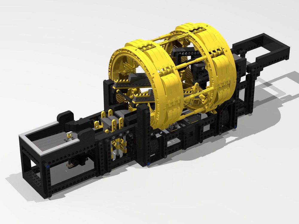 LEGO MOC GBC double bucket wheel by 9vsystem | Rebrickable - Build with ...