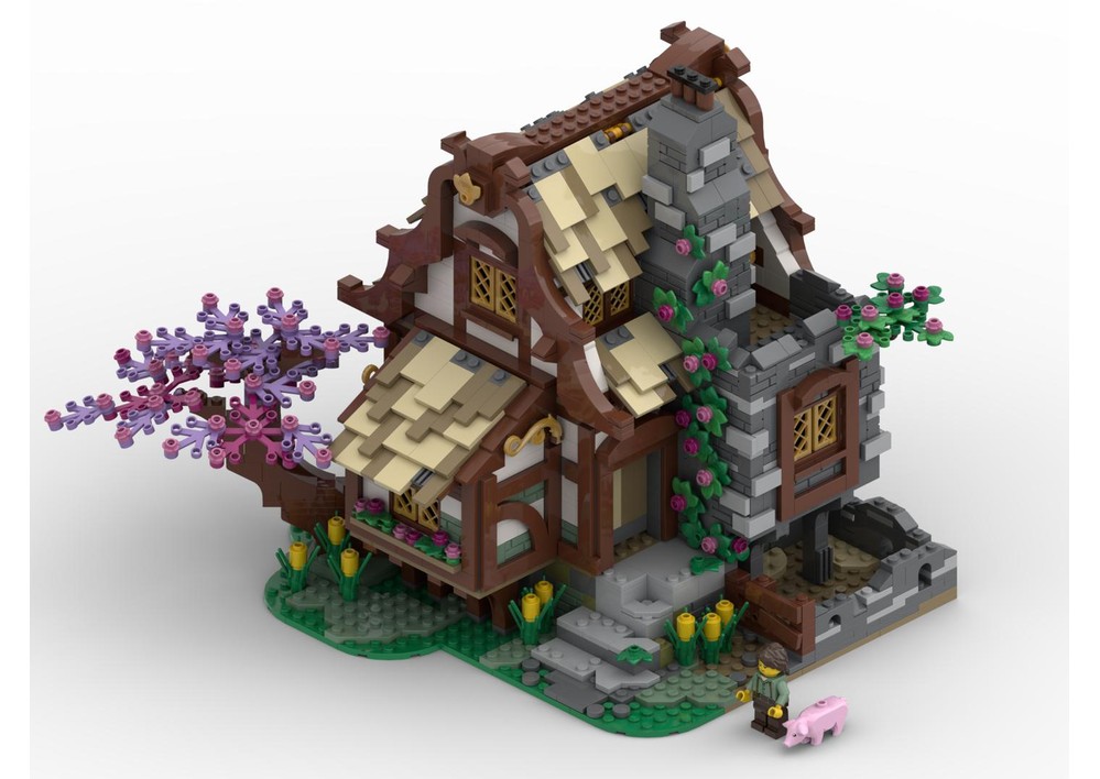 LEGO MOC MEDIEVAL FARM HOUSE by Baylon0613 | Rebrickable - Build with LEGO