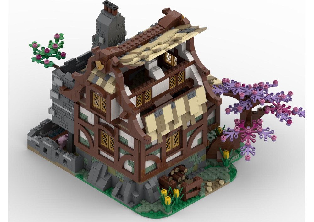 LEGO MOC MEDIEVAL FARM HOUSE by Baylon0613 | Rebrickable - Build with LEGO
