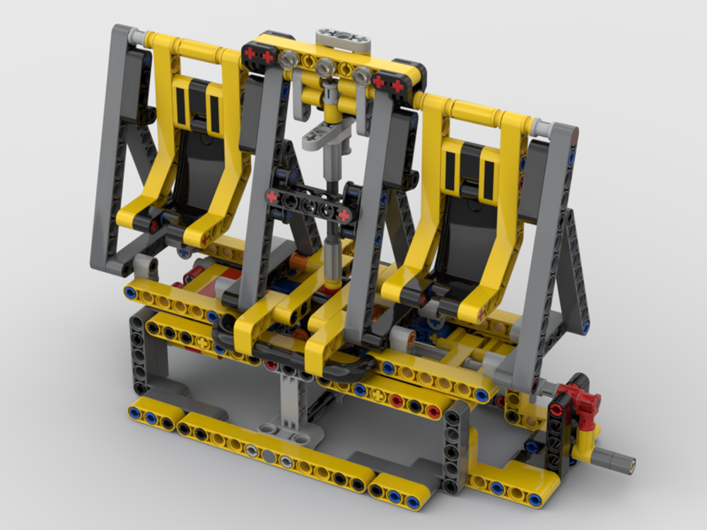 LEGO MOC 42122 Rotating Swing by artemisovsky | Rebrickable - Build ...