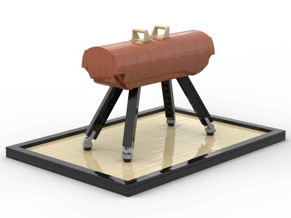 LEGO MOC Pommel Horse by Gr33tje13 | Rebrickable - Build with LEGO