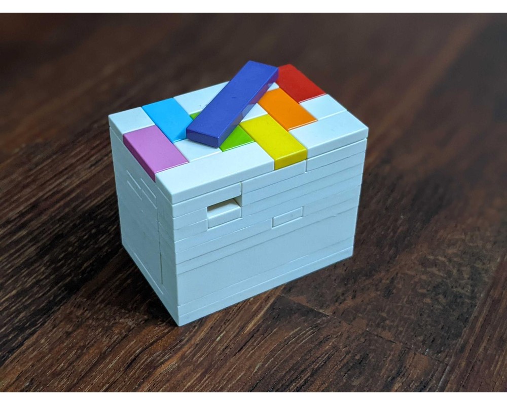 LEGO MOC Rainbow puzzle box by pixelboy267 | Rebrickable - Build with LEGO