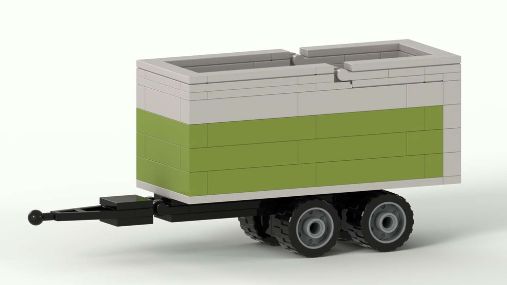Lego Moc Tractor Trailer By Bullbricks Rebrickable Build With Lego
