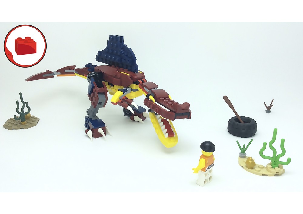 LEGO MOC Spinosaurus Dinosaur - Lego Creator 31102 set by Bricks Ideas ...