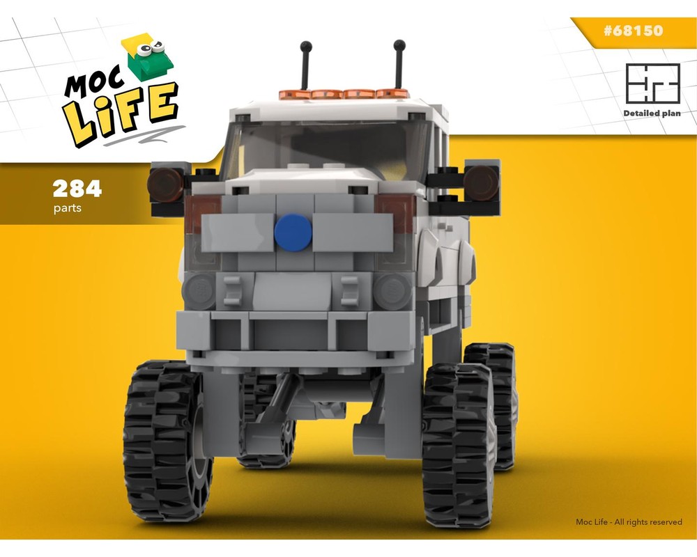 LEGO MOC Ford F-350 lifted Sema version by MocLife | Rebrickable ...