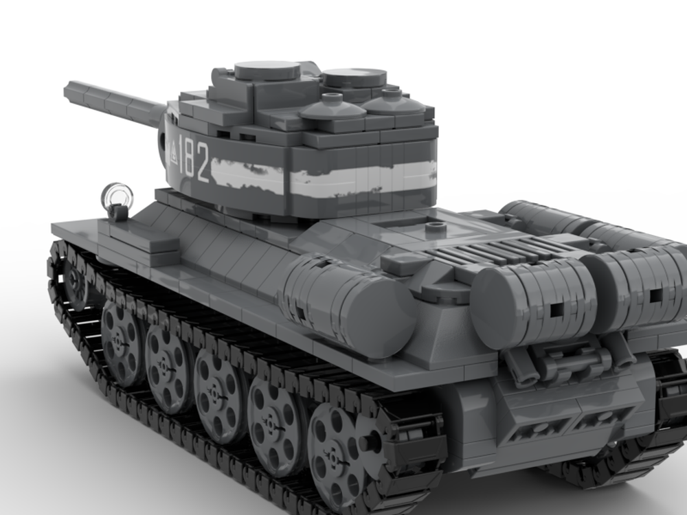 LEGO MOC T-34-85 tank by gunsofbrickston | Rebrickable - Build with LEGO