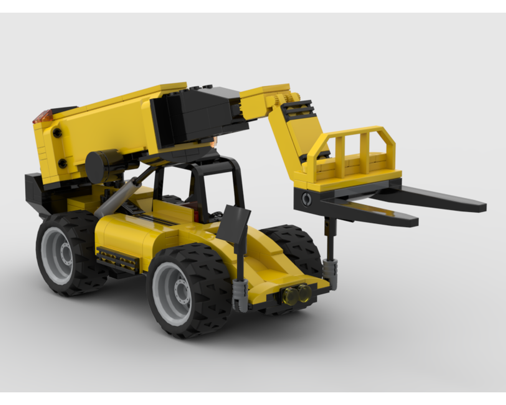 LEGO MOC Telehandler by HaulingBricks | Rebrickable - Build with LEGO