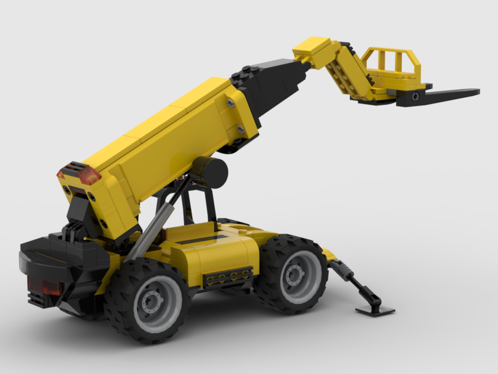 LEGO MOC Telehandler by HaulingBricks | Rebrickable - Build with LEGO