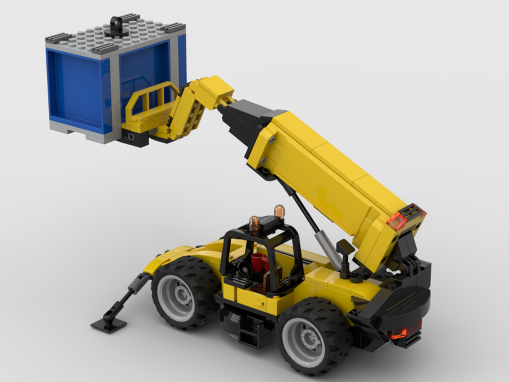 LEGO MOC Telehandler by HaulingBricks | Rebrickable - Build with LEGO