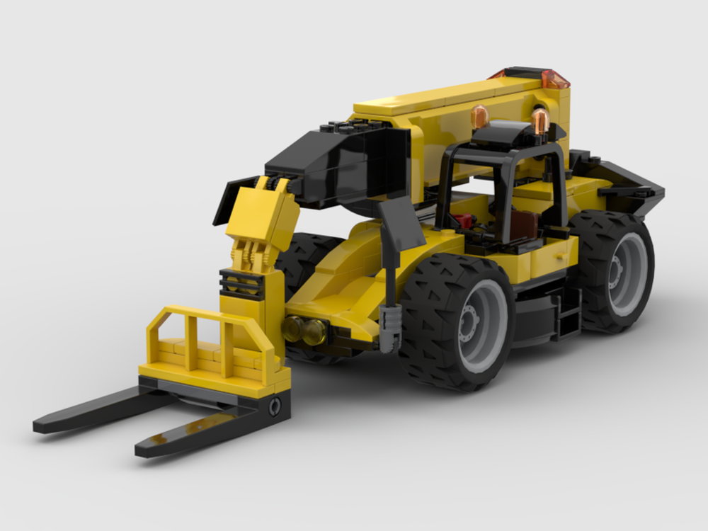 LEGO MOC Telehandler by HaulingBricks | Rebrickable - Build with LEGO