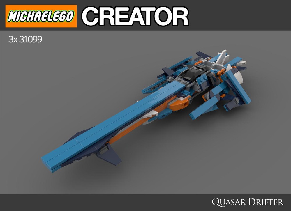 LEGO MOC 3x 31099 : Quasar Drifter by MrBrickArtist | Rebrickable ...