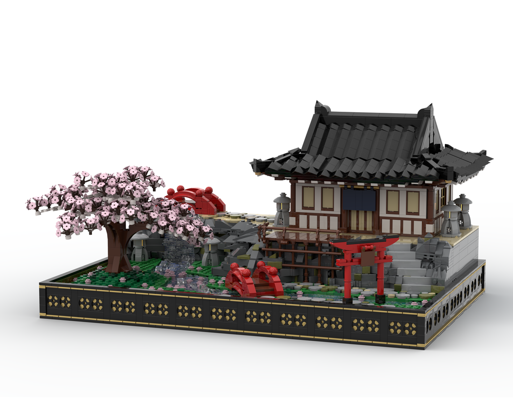 LEGO MOC Japanese Diorama by plan | Rebrickable - Build with LEGO