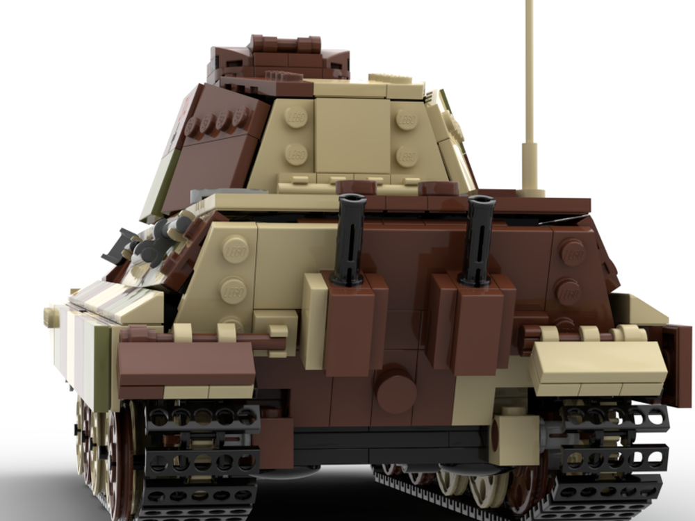LEGO MOC Tiger II Ausf B heavy tank (summer camouflage) by ...