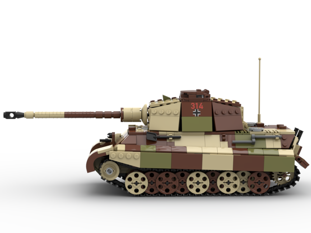 LEGO MOC Tiger II Ausf B heavy tank (summer camouflage) by ...