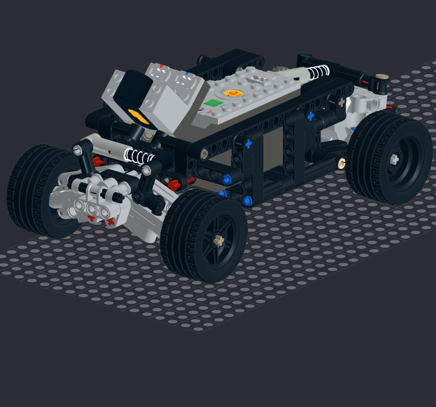 LEGO MOC Small Technic Drift car by lifeofmehcs | Rebrickable - Build ...