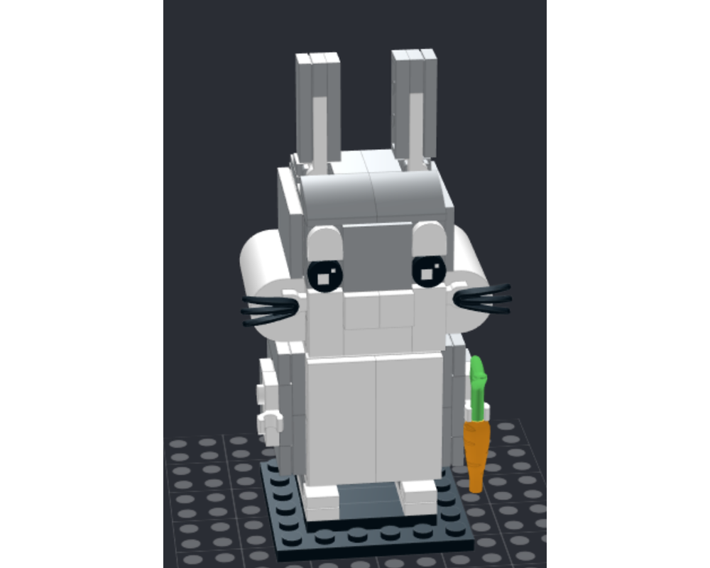 LEGO MOC lego bugs bunny brickheadz by build the brick | Rebrickable ...