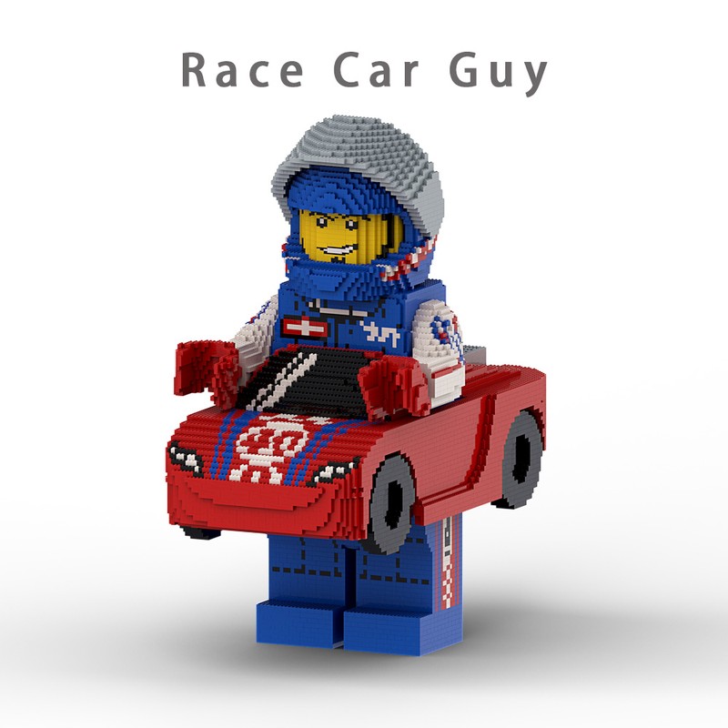 LEGO MOC Race Car Guy by xiaowang | Rebrickable - Build with LEGO