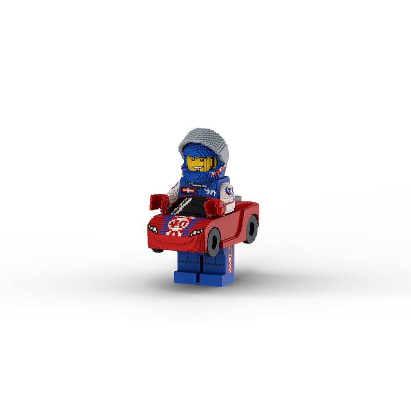 LEGO MOC Race Car Guy by xiaowang | Rebrickable - Build with LEGO