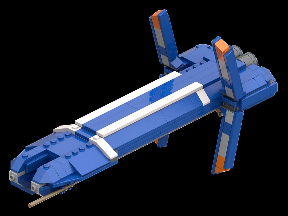 Lego Moc Hiigaran Defense Field Frigate By Darthsoban Rebrickable