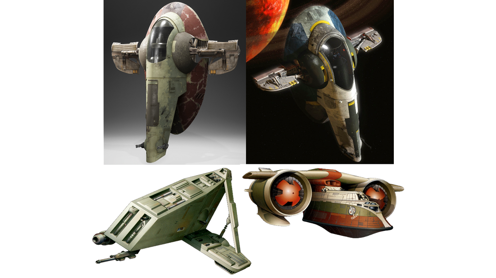 LEGO MOC 1:1455 Fett Starships: Slave I, Slave II, Jaster's Legacy by ...