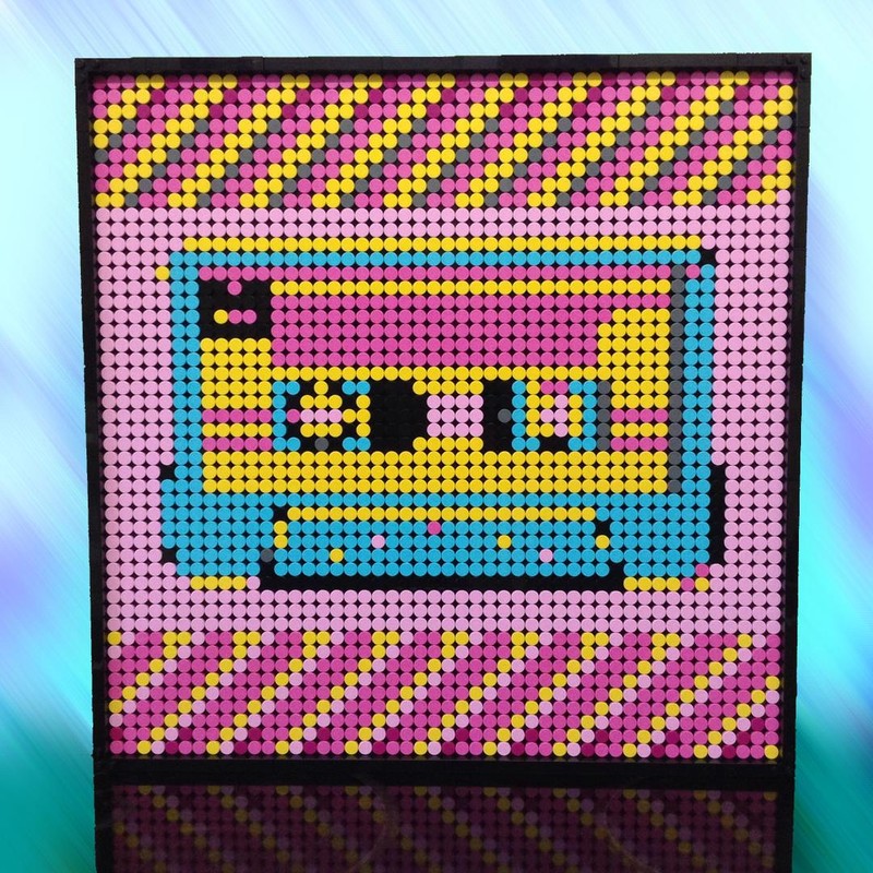 LEGO MOC Cassette Tape by RedEquinox | Rebrickable - Build with LEGO