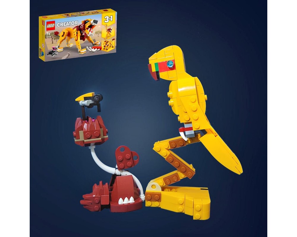 LEGO MOC Yellow Bird by bbchai | Rebrickable - Build with LEGO