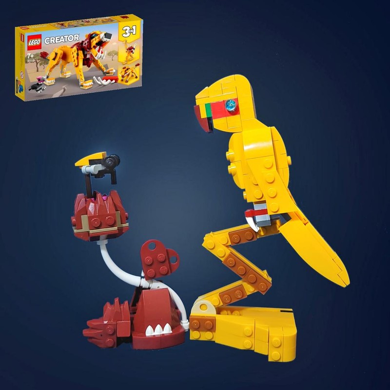 LEGO MOC Yellow Bird by bbchai | Rebrickable - Build with LEGO