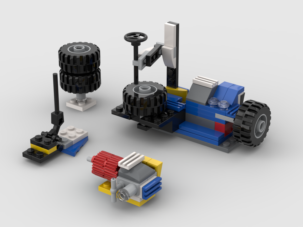 LEGO MOC 31087 - Tire Service by KlintIsztvud | Rebrickable - Build ...