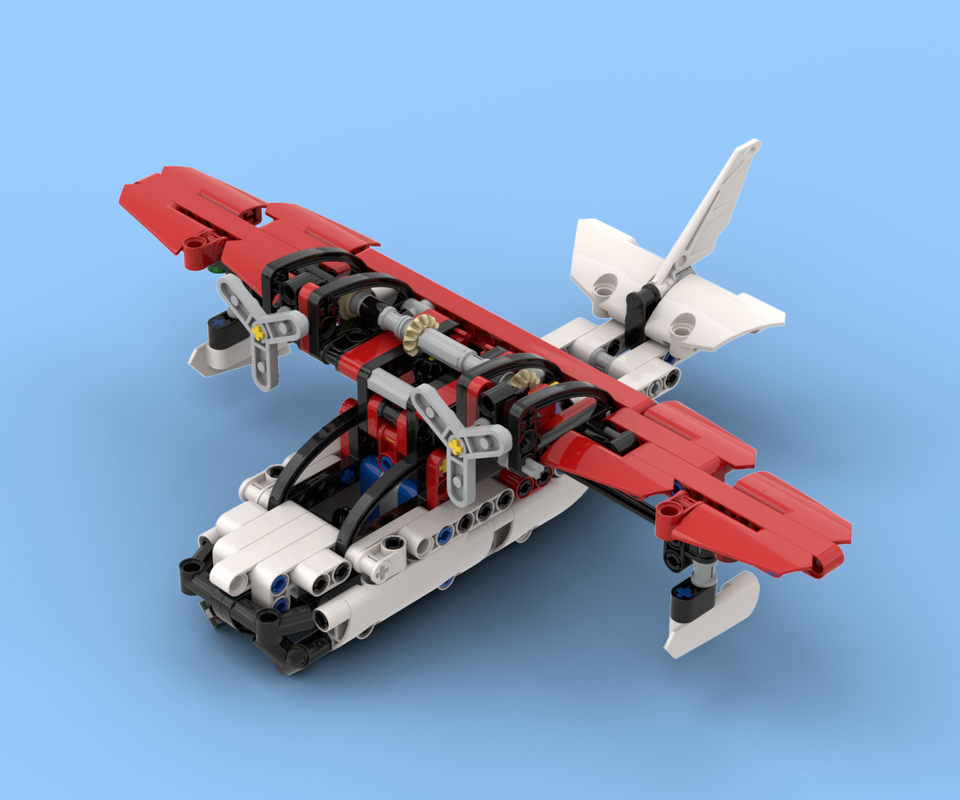 LEGO MOC 42092 PBY Catalina by Nequmodiva | Rebrickable - Build with LEGO