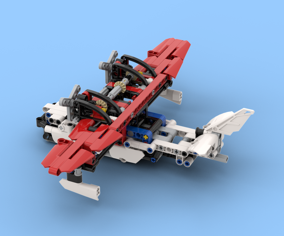 LEGO MOC 42092 PBY Catalina by Nequmodiva | Rebrickable - Build with LEGO