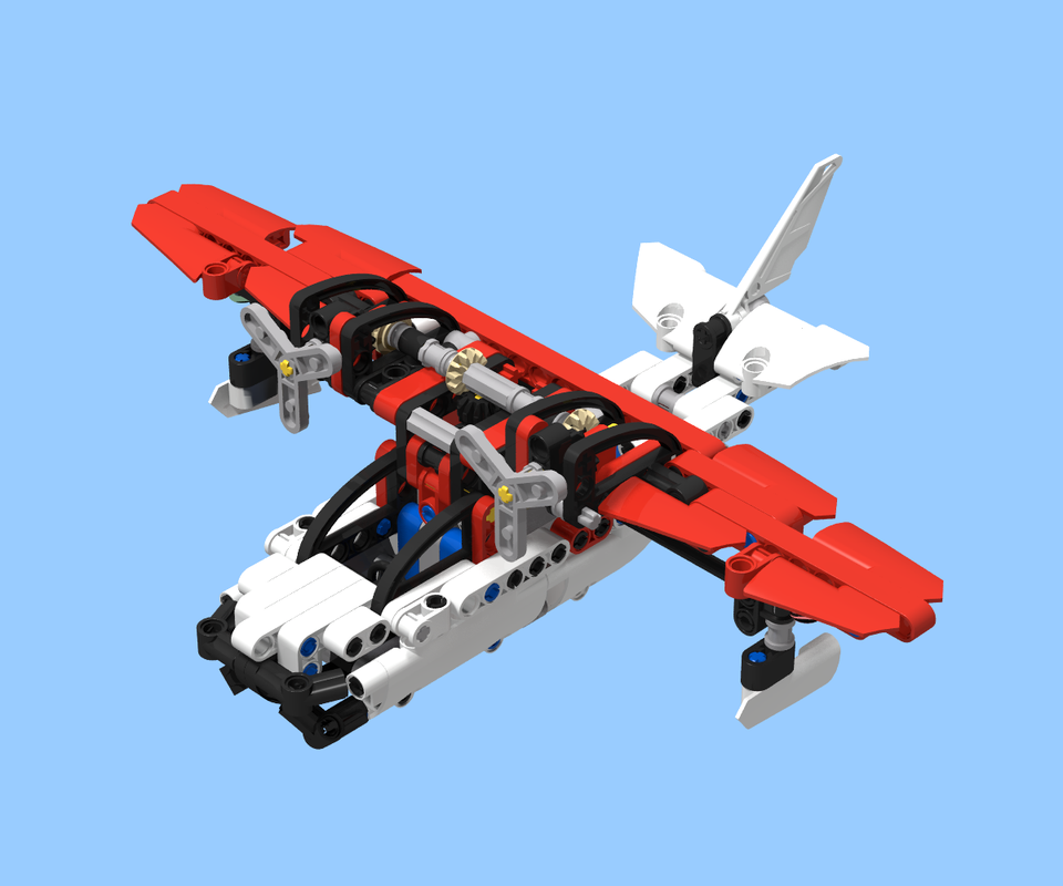 LEGO MOC 42092 PBY Catalina by Nequmodiva | Rebrickable - Build with LEGO