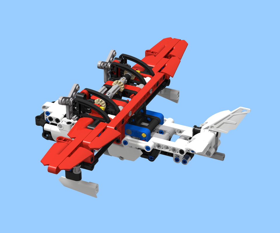 LEGO MOC 42092 PBY Catalina by Nequmodiva | Rebrickable - Build with LEGO