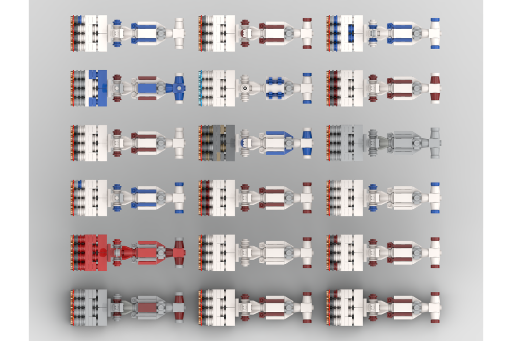 LEGO MOC 1:1455 Every CR90 Corellian Corvette: Tantive IV, Liberator ...