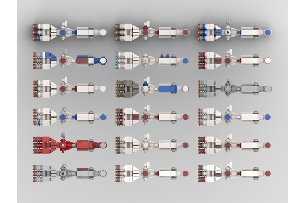 LEGO MOC 1:1455 Every CR90 Corellian Corvette: Tantive IV, Liberator ...